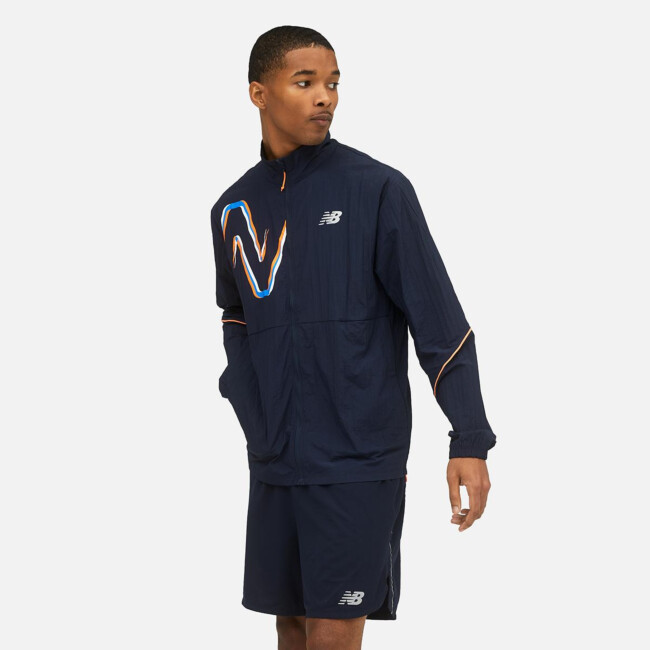 New balance mem's graphic impact running jacket | Joped ja parkad ...
